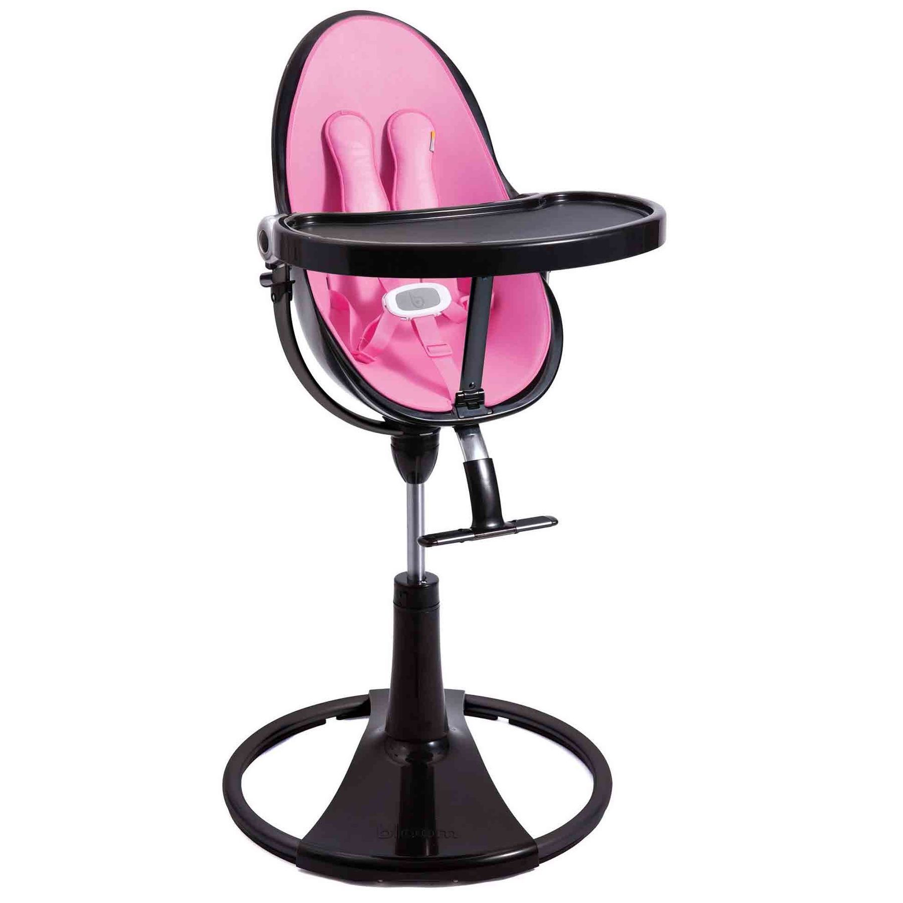 Стульчик для кормления Bloom Fresco Chrome Black Rosy pink (E10515-BB ...